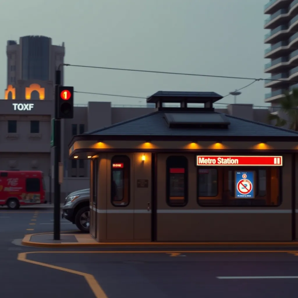 Discovering the Nearest Metro Station to Global Village